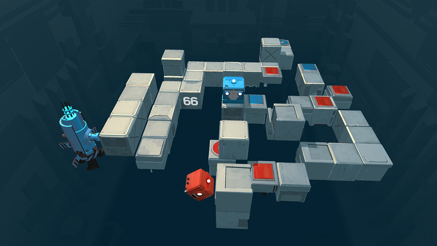 Death Squared is a puzzle game about communication and robot explosions ...