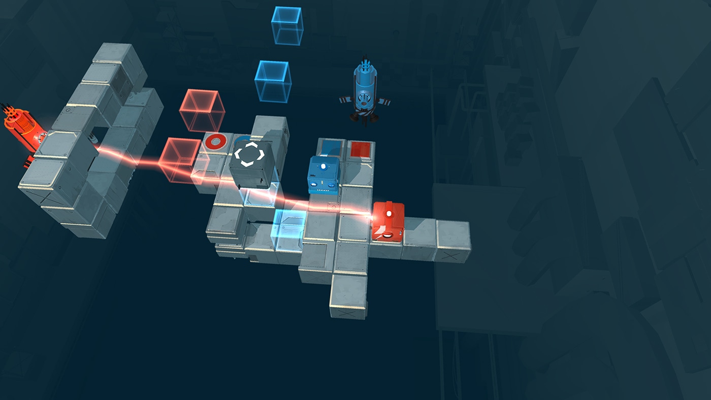 Death Squared is a puzzle game about communication and robot explosions ...