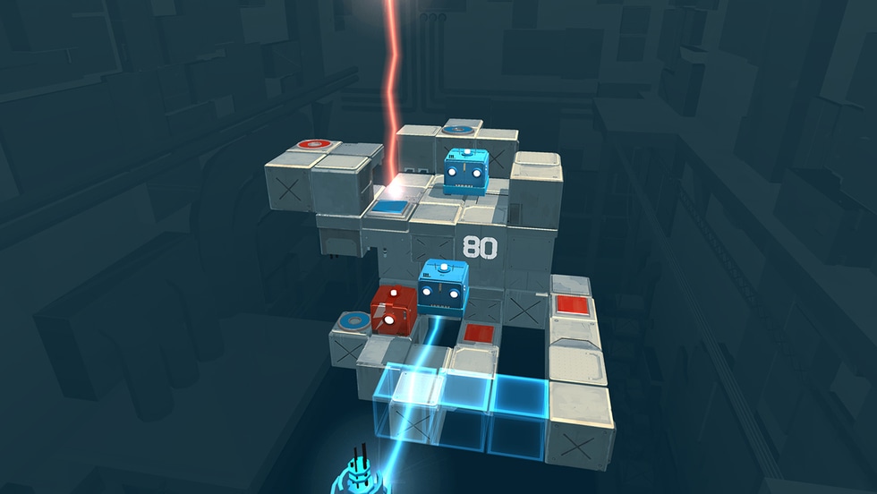 Death Squared is a puzzle game about communication and robot explosions ...
