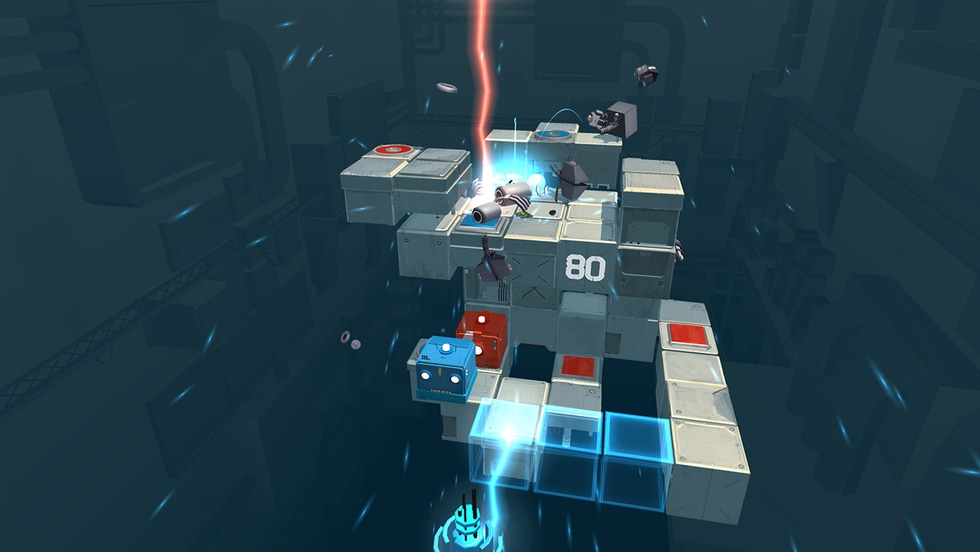 Death Squared is a puzzle game about communication and robot explosions ...